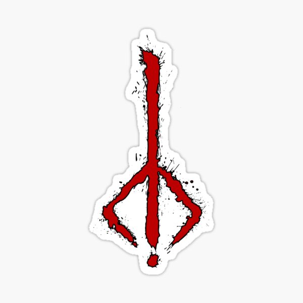 "Bloodborne - Hunter Rune (with outline)" Sticker for Sale by ...