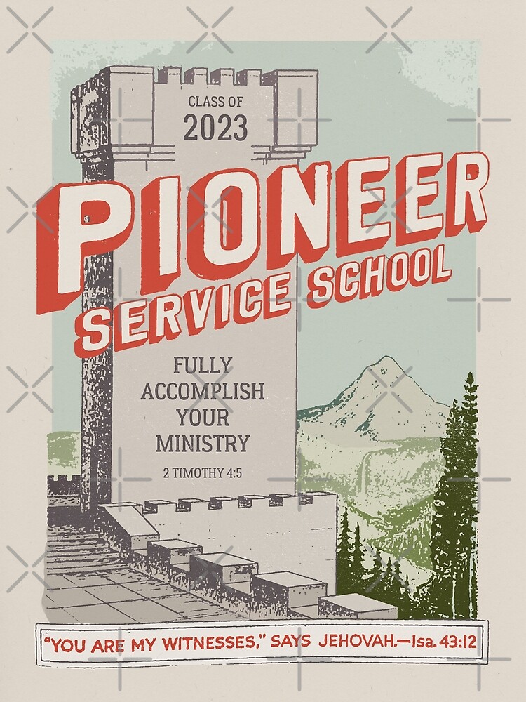 "Pioneer Service School 2023 (Vintage Watchtower)" Greeting Card for ...