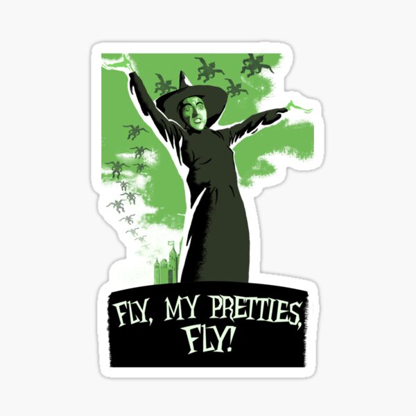"Fly My Pretties! " Sticker for Sale by tocath | Redbubble