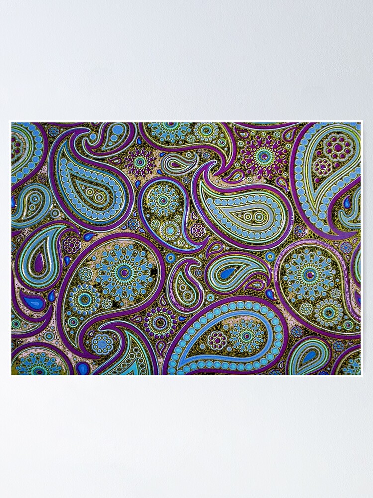 "Paisley" Poster by comtessek | Redbubble