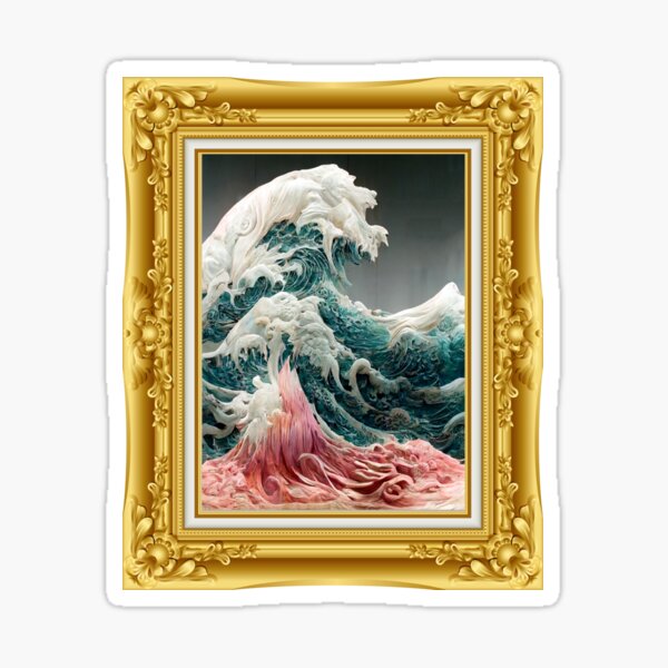 "Carved Wave : Diorama Art Inspired by The Great Wave off Kanagawa ...