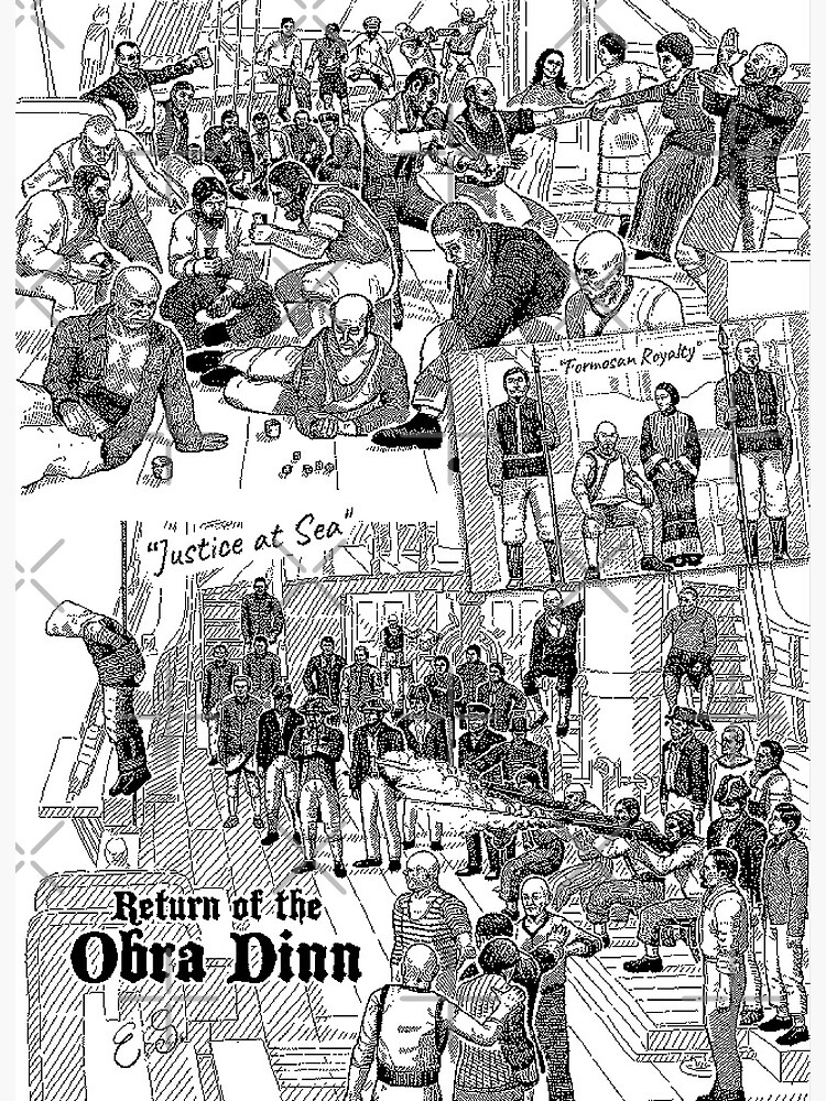 "Return of the Obra Dinn" Art Board Print for Sale by queimadus | Redbubble