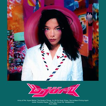 "Bjork - Post " Poster for Sale by Schumakerr | Redbubble