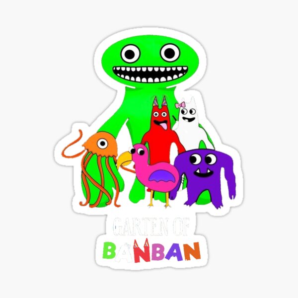 "Garten of banban charactersActive(1)" Sticker for Sale by ...