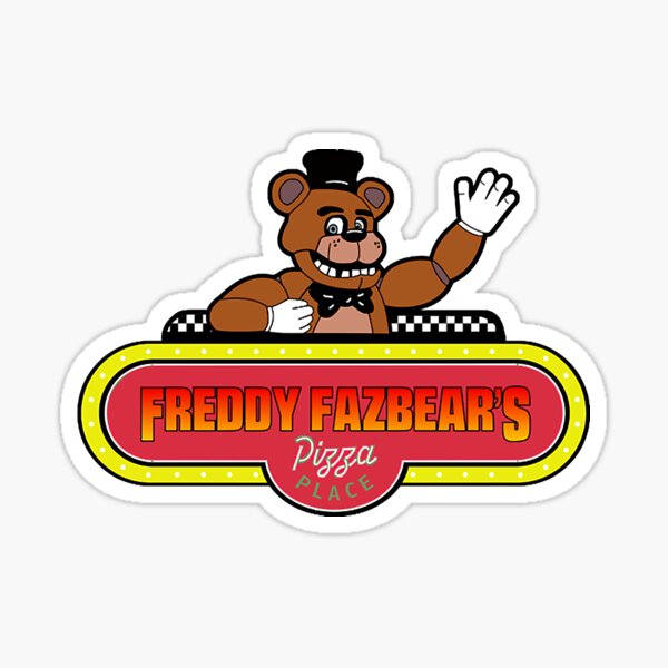 "Five Nights At Freddys Sign Movie" Sticker for Sale by McLarenTee ...