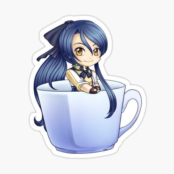 "Cup o' Laura" Sticker by Raichana | Redbubble