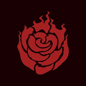 "Ruby Rose emblem V2; RWBY" Sticker for Sale by ateaart | Redbubble