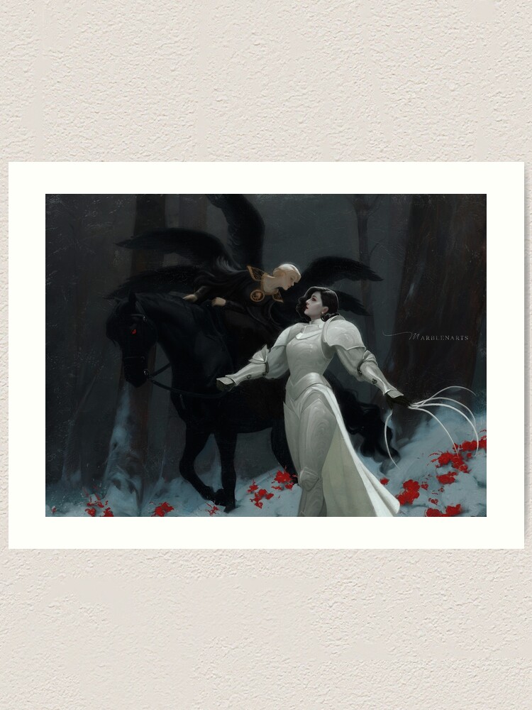 "La Belle Dame sans Merci (Lady Dimitrescu and Miranda)" Art Print for ...