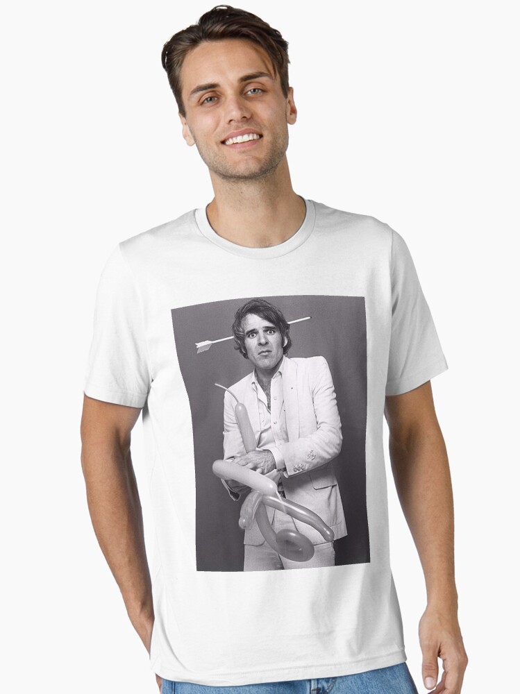"Steve Martin" Essential T-Shirt for Sale by romeobravado | Redbubble