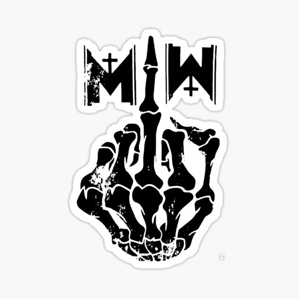 "motionless in white band" Sticker for Sale by kingsalim | Redbubble