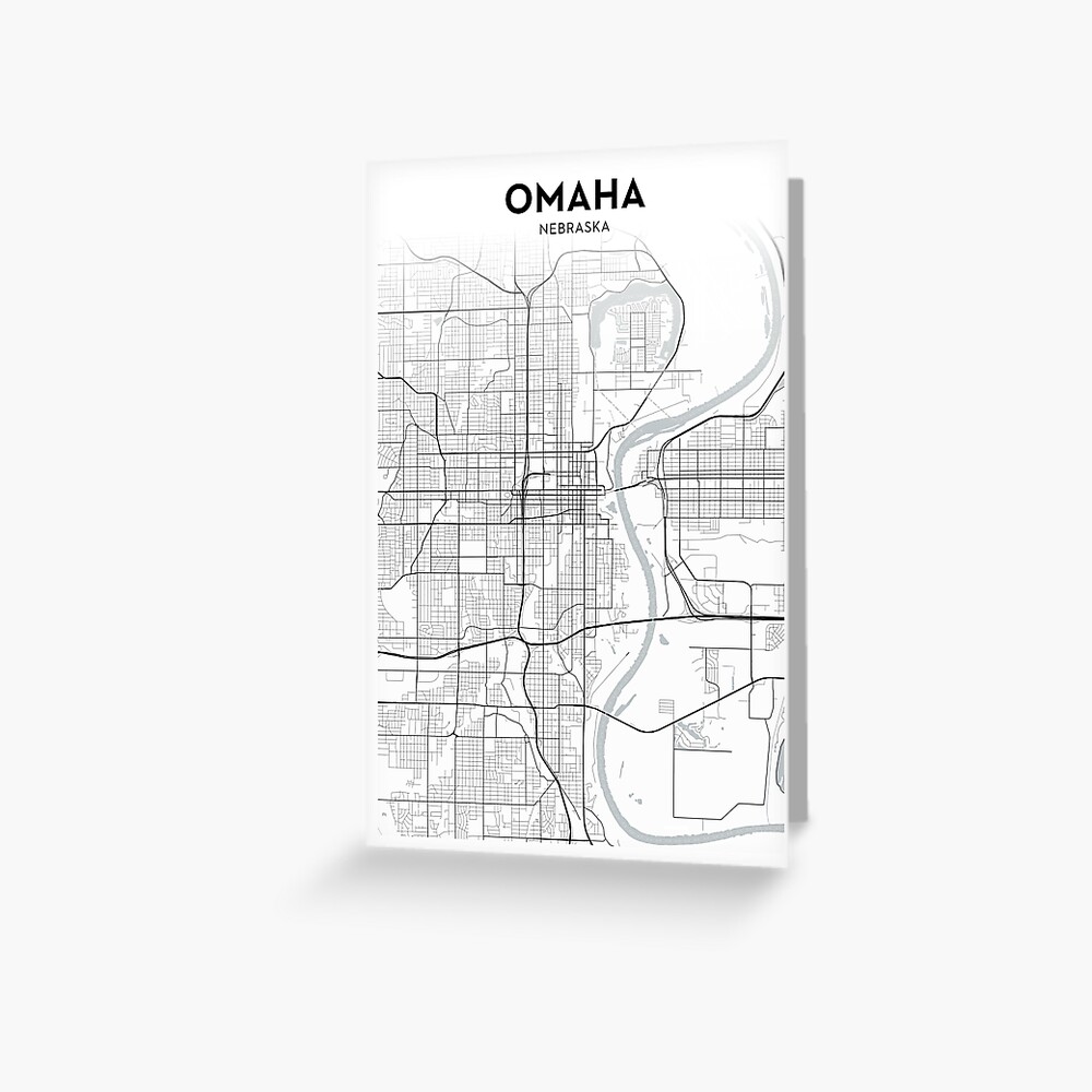 "Omaha City Map" Poster for Sale by OrtaMaps | Redbubble