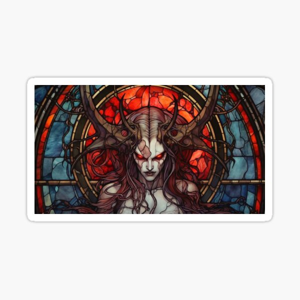 "Diablo Lilith Demon" Sticker for Sale by Nightarcade | Redbubble