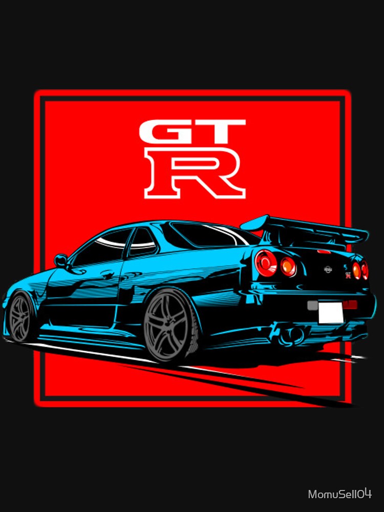 "Nissan Skyline GT-R R34" T-shirt for Sale by MomuSell04 | Redbubble ...