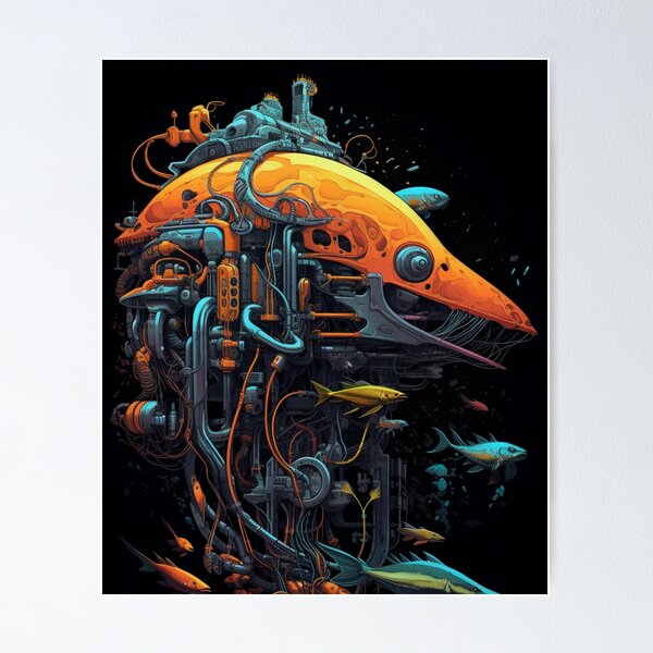 Robotic Marine Life Posters for Sale | Redbubble