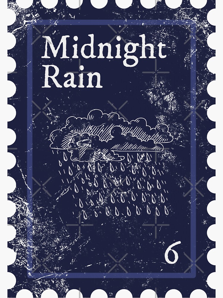 "Midnight Rain Taylor Swift, Postage Stamp" Sticker by Jujiab | Redbubble