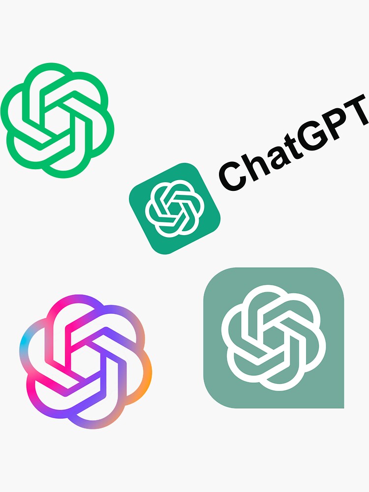"Chat GPT Multi" Sticker for Sale by Blue Pencil | Redbubble