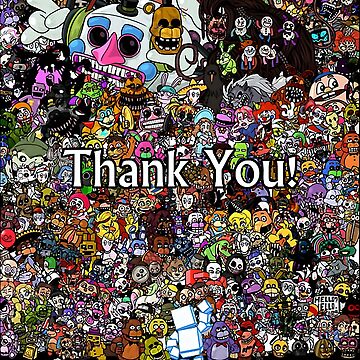 "POSTER - Five nights at Freddy's thank you" Poster for Sale by ...