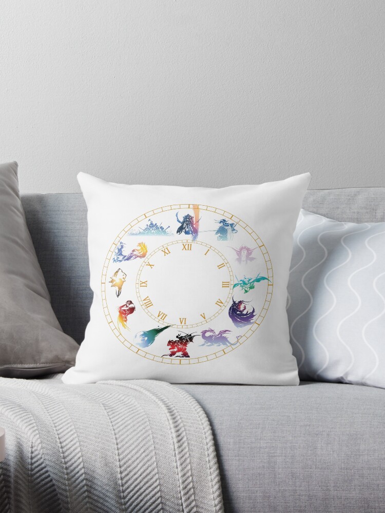 "Final Fantasy Logo Clock" Clock for Sale by Like-Clockwork | Redbubble