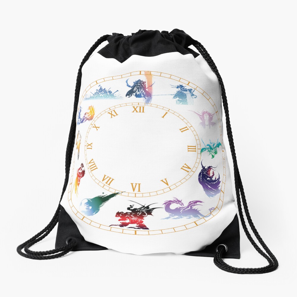 "Final Fantasy Logo Clock" Clock for Sale by Like-Clockwork | Redbubble