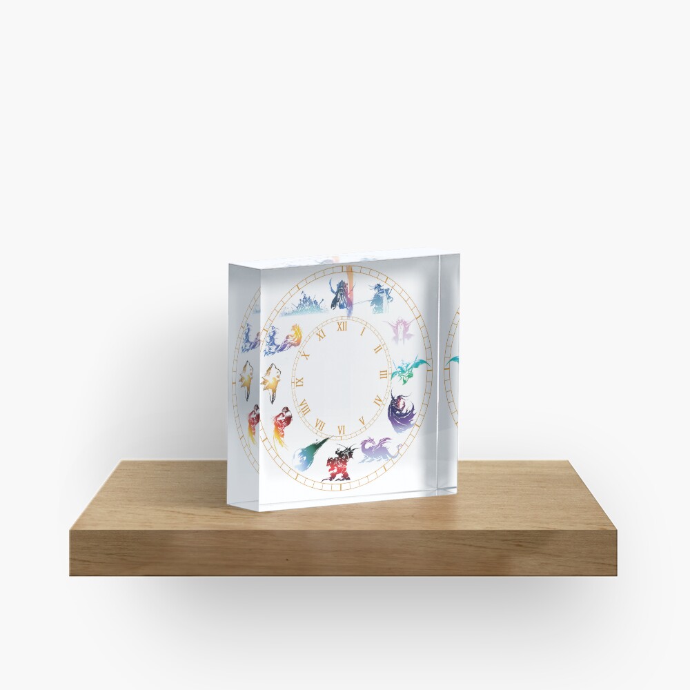 "Final Fantasy Logo Clock" Clock for Sale by Like-Clockwork | Redbubble