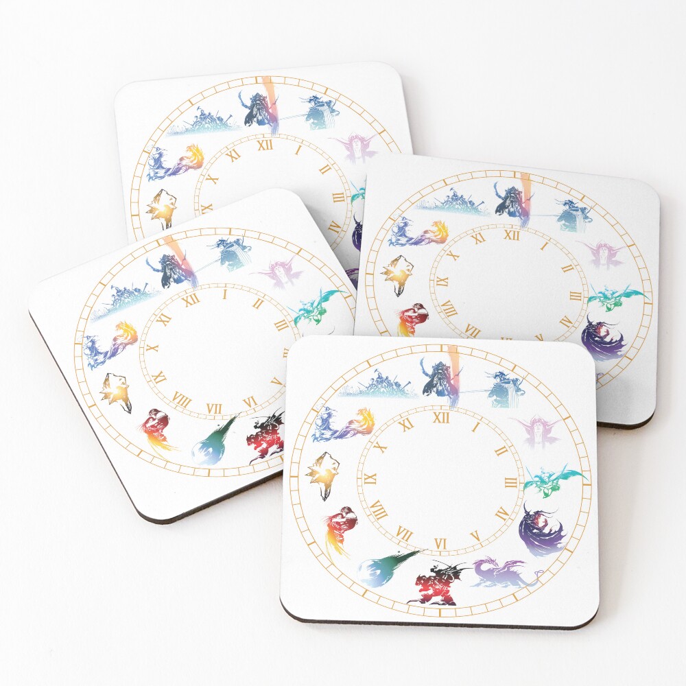 "Final Fantasy Logo Clock" Clock for Sale by Like-Clockwork | Redbubble