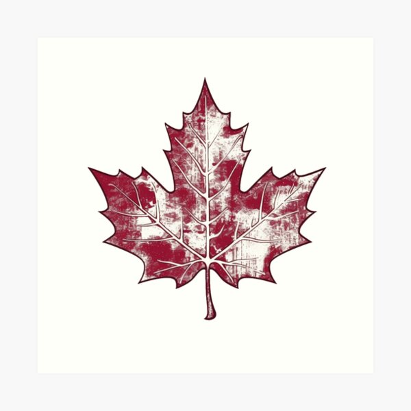 "Vintage Canadian Maple Leaf" Art Print for Sale by ttntt | Redbubble