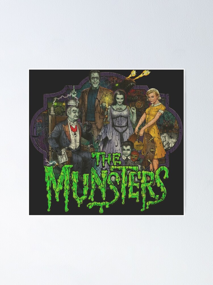 "The Munsters 1964" Poster for Sale by AstroZombie6669 | Redbubble