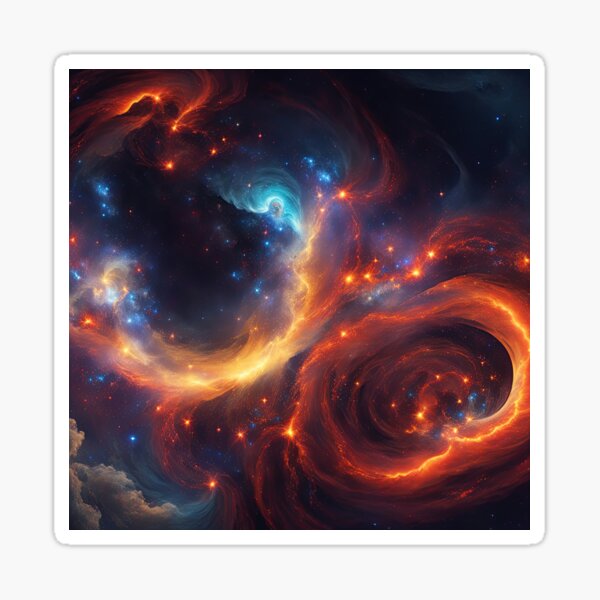 "cosmic " Sticker for Sale by fleurdesignart | Redbubble