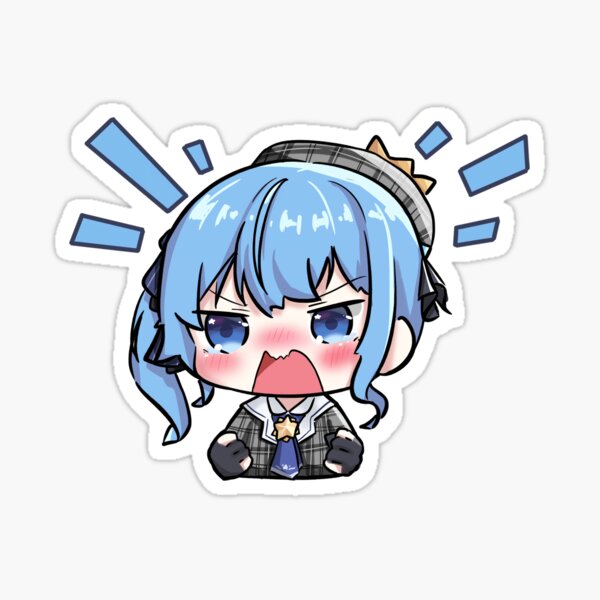 "Hoshimachi Suisei Hololive" Sticker for Sale by Assedio | Redbubble