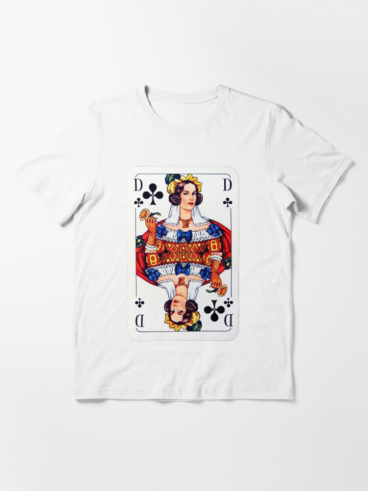 "Clover Queen Argine - French Playing Cards" T-shirt for Sale by ...