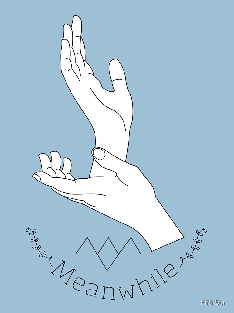 "Twin Peaks Laura Palmer Meanwhile Hands & Owl Cave Logo" Essential T ...