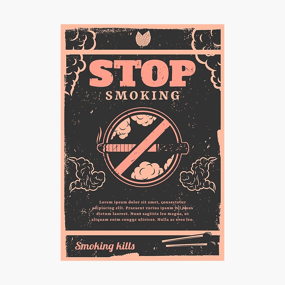 Stop Smoking Posters Anti Smoking Poster. | Download Scientific