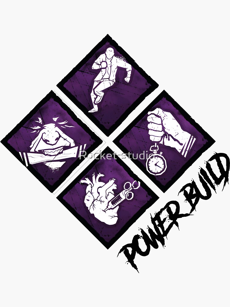 "DBD Dead by Daylight survivor power build " Sticker for Sale by Rocket ...