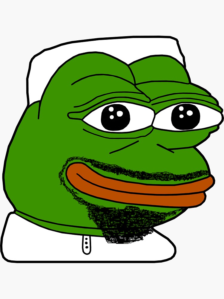 "Muslim Pepe" Sticker for Sale by Slav-Art | Redbubble