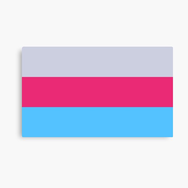 "Sapiosexual Pride Flag (v.2)" Canvas Print for Sale by porcupride ...