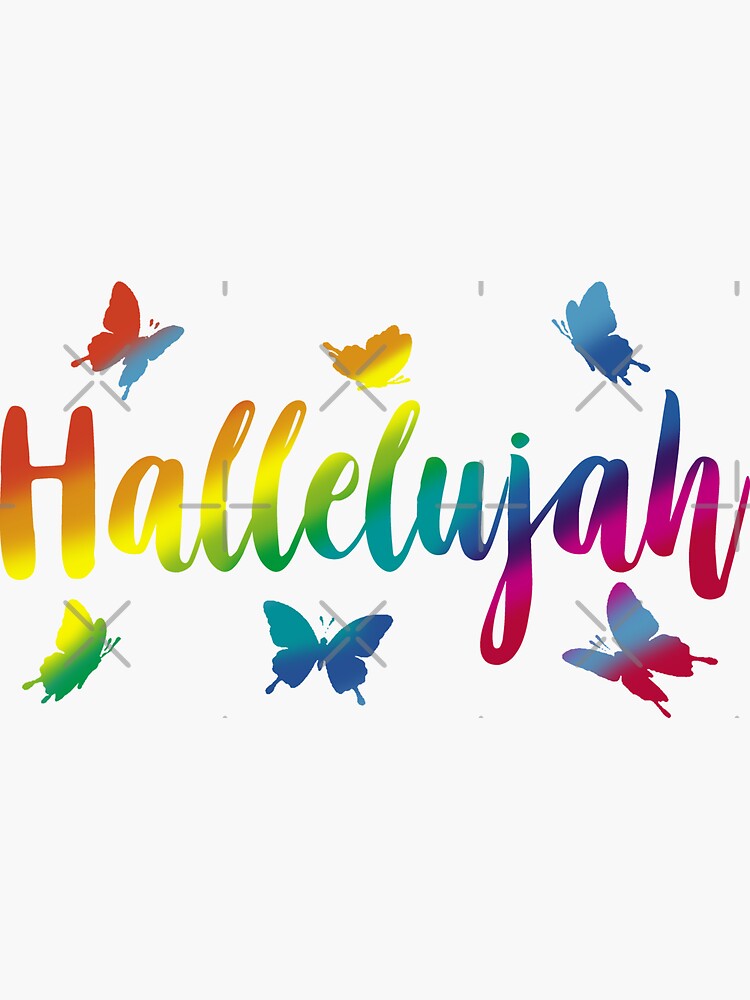 "Hallelujah! Inspirational, Motivational, Typography Praise and Hymn ...