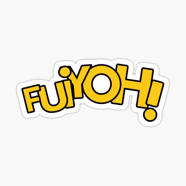 "Fuiyoh" Sticker for Sale by Colorfulman | Redbubble