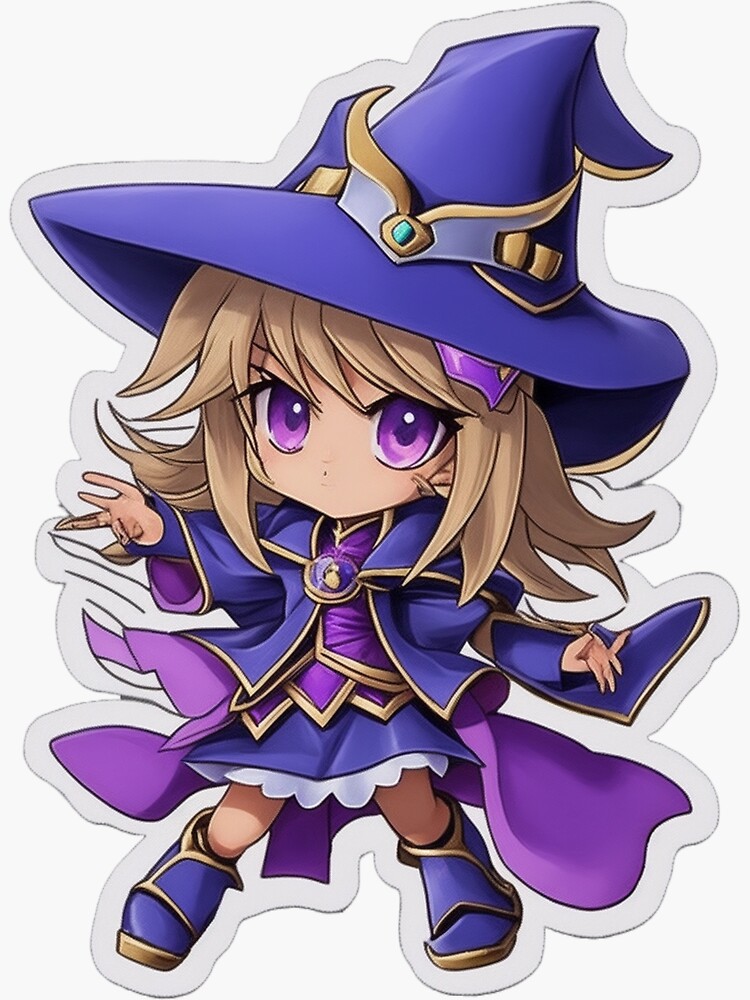 "Cute Dark Magician Girl" Sticker for Sale by ideoinc | Redbubble