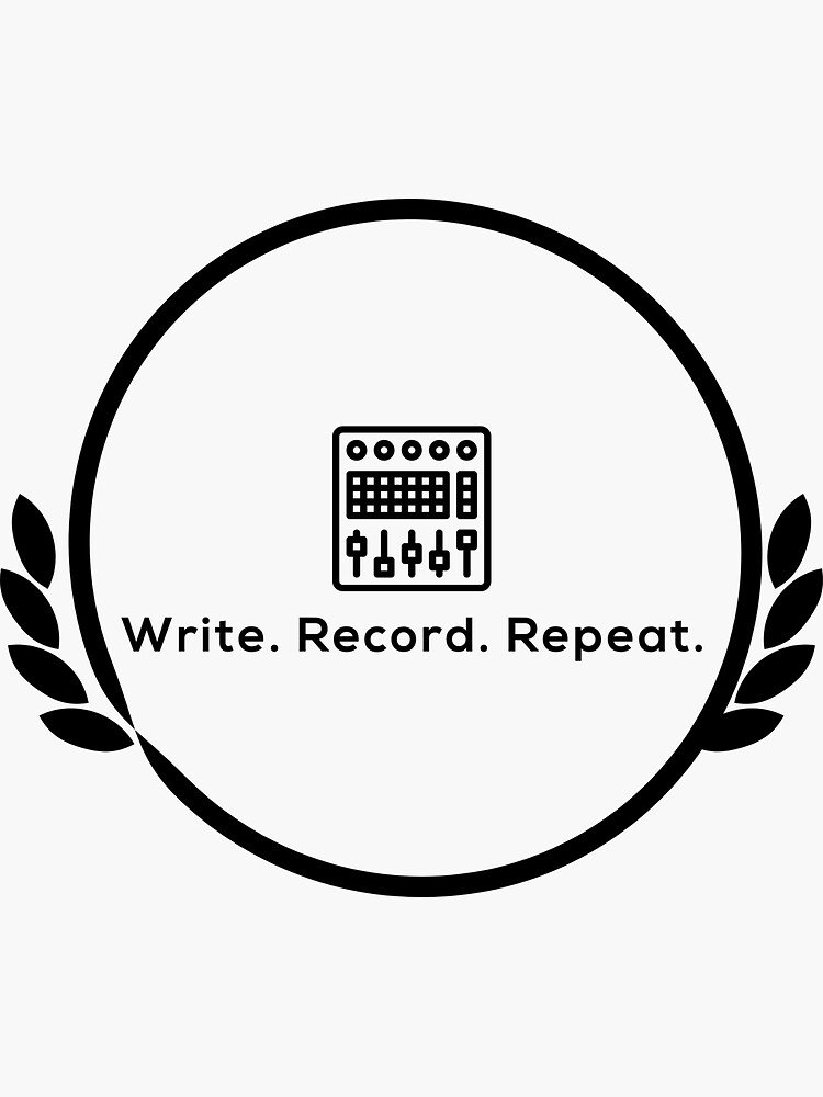 "Music Recording Studio Musician Songwriter Producer " Sticker for Sale ...