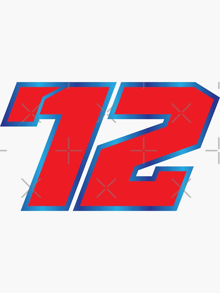 "Marco Bezzecchi 72" Sticker for Sale by MotoGPHub | Redbubble