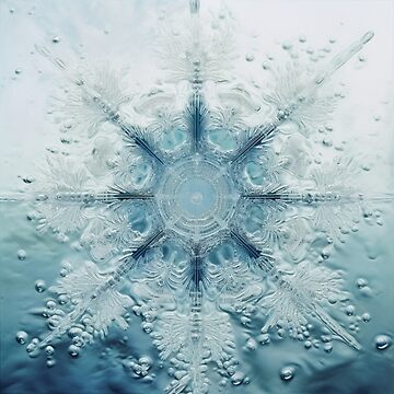 "The Interconnection of Water Crystals" Poster for Sale by Cris888 ...
