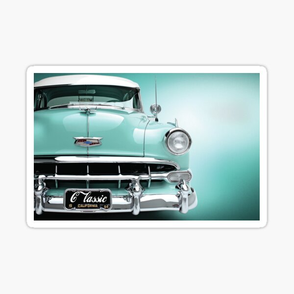 "Classic Chevy " Sticker by holidays4you | Redbubble