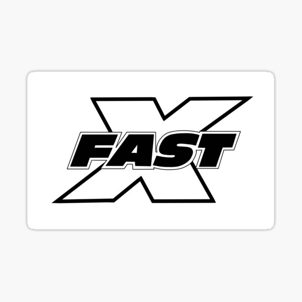 "Fast X Logo - Fast and Furious" Sticker for Sale by BeckyA16 | Redbubble