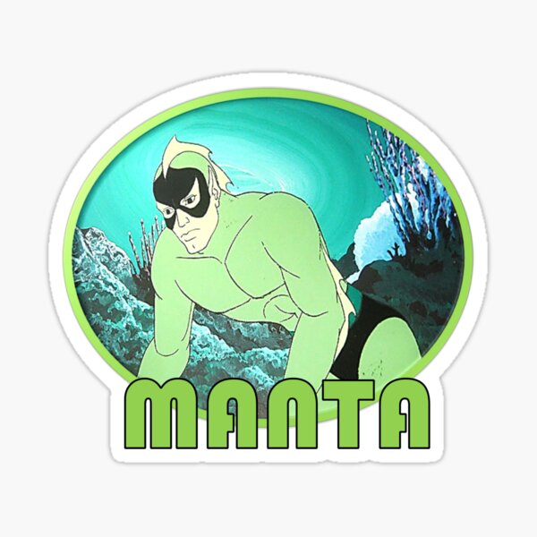 "MANTA" Sticker by kikaidalibre | Redbubble
