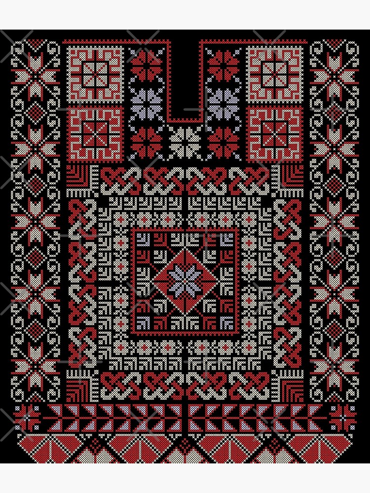 Palestinian Jordanian Fallahi Realistic Embroidery Tatreez Art Backpack ...