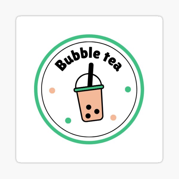 "BUBBLE TEA" Sticker by Mafepico | Redbubble