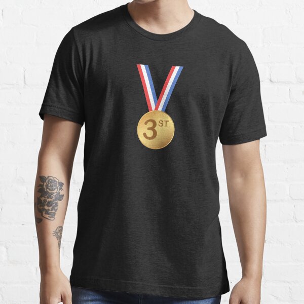 "3St Place Gold Medal Award Ceremony Gift Tees" T-shirt for Sale by ...