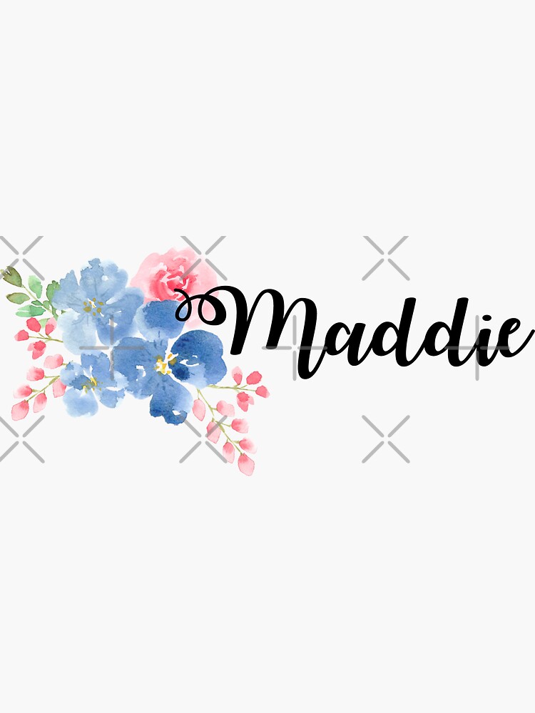 "Maddie" Sticker for Sale by ApricotBlossom | Redbubble