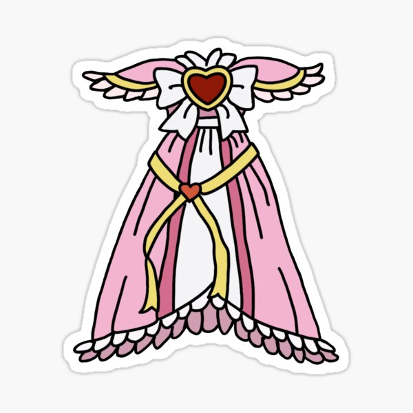 "Shiny Luminous Simplified Dress" Sticker for Sale by MagicalGirlMel ...