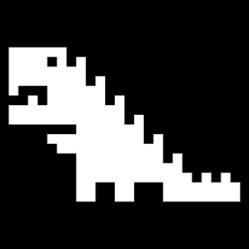 "Pixel Dinosaur. 8 Bit T-Rex." Sticker for Sale by Si Pakne | Redbubble